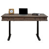 Carson Wood Electronic Sit/Stand Desk - Transitional - Desks And ...