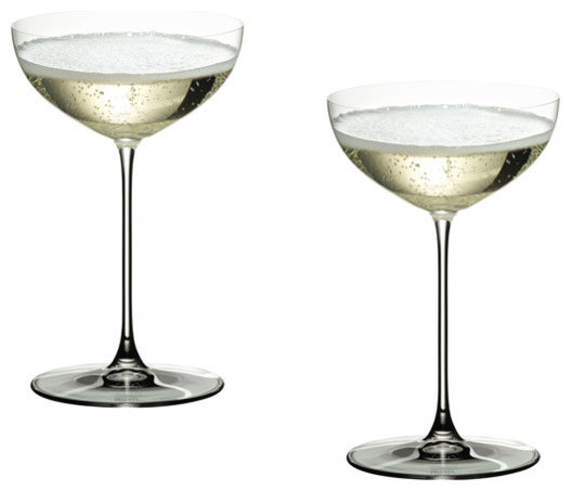 Riedel Veritas Moscato/Coupe Glass - Set of 2 - Traditional - Wine ...