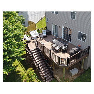 TimberTech Reserve Dark Roast with TimberTech Radiance Railing in Kona ...