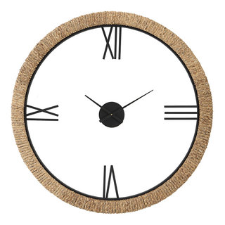 Uttermost Montecito Coastal Modern Wall Clock - Beach Style - Wall ...