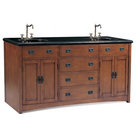 68 Inch Modern Double Sink Bathroom Vanity - Contemporary - Bathroom ...