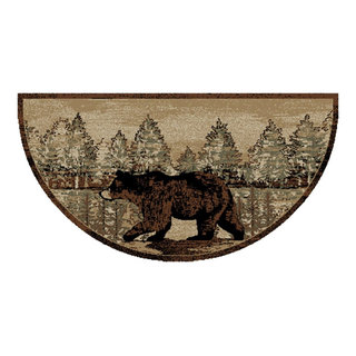 American Destination River Run Multi Lodge Accent Rug 2'x3'8" Wedge ...