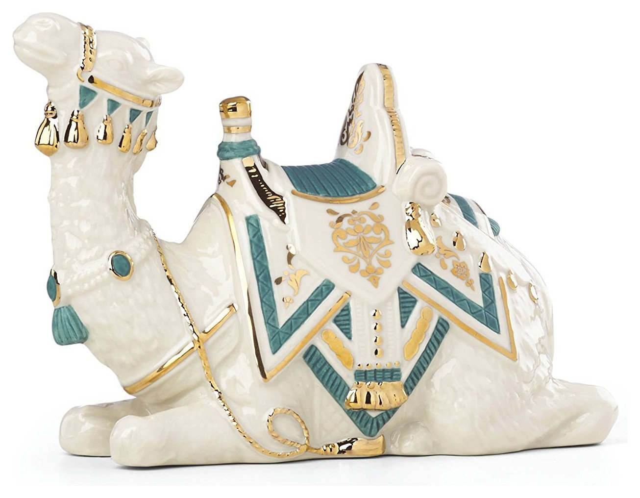 Lenox First Blessing Christmas Nativity Laying Camel Teal ...