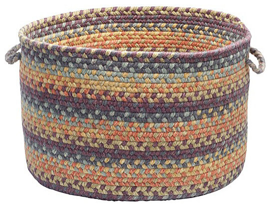 Colonial Mills Basket Rustica Floral Burst Round, 14"x14"x10 ...