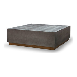 Clarence 60 Square Coffee Table Shagreen Contemporary Coffee Tables by Mandalay Home Furnishings Inc. Houzz