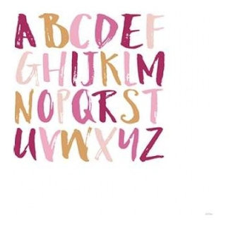 Girl Upper Letters Print, 12 x 12 - Contemporary - Prints And Posters ...