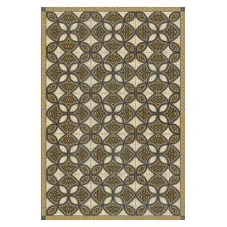 Pattern 25 Avitus 38x56 Vintage Vinyl Floorcloth - Transitional - Vinyl ...