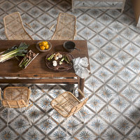 Kings Marrakech Blue Ceramic Floor and Wall Tile - Farmhouse - Wall And ...