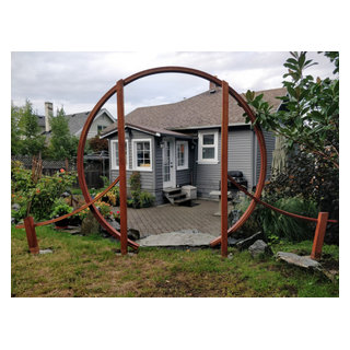 Moon Gate Kit - Asian - Patio - San Diego - by Wood's Shop | Houzz