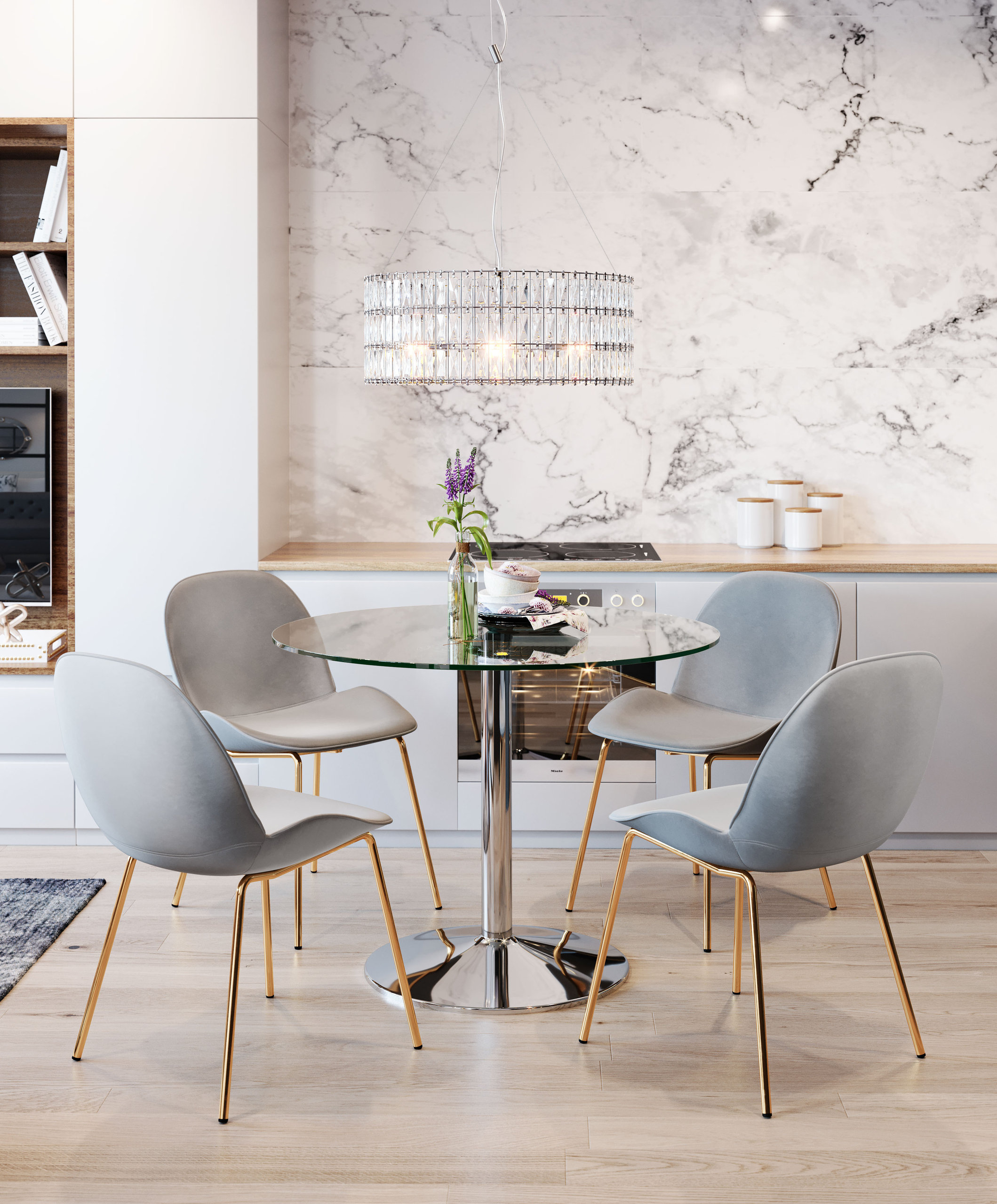 Jena Ceiling Lamp, Chrome - Contemporary - Pendant Lighting - by ...