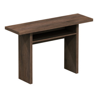 Ritz Console in Dark Oak Wood Grain Melamine - Transitional - Console ...