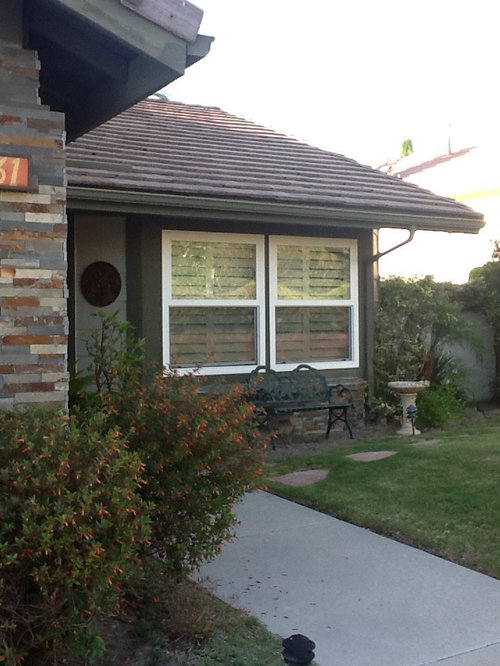 Front yard seating area