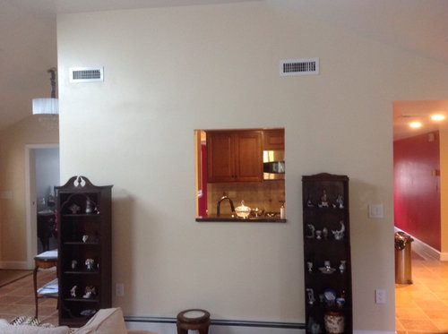 Wall with square opening....help? | Houzz Forum