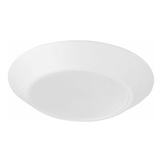Quorum 1-Light Flat LED Flush Mount, 24 Pack, Studio White, 9004-7-8 ...