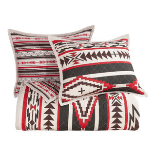 Coal Creek Aztec Quilt Set, King - Southwestern - Quilts And Quilt Sets ...