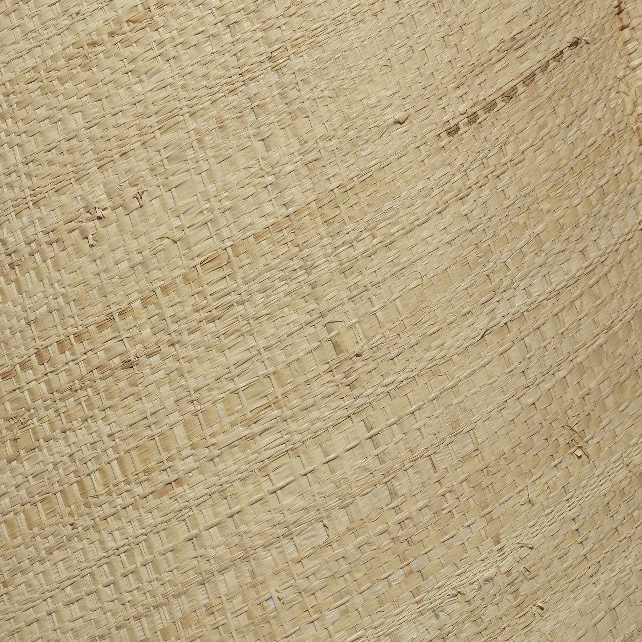 Scalloped Raffia Natural Lamp Shade, 18W x 18D x 13H - Tropical - Lamp ...