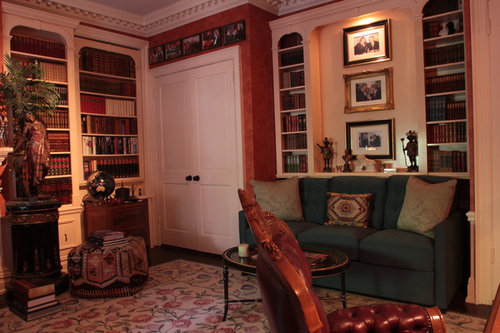 Converting a parlor into a library reading room