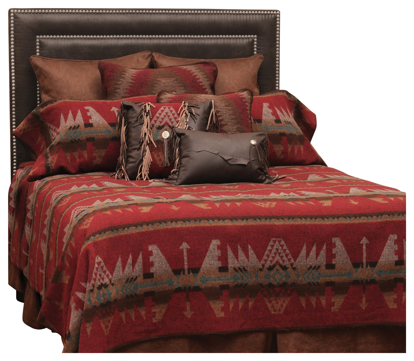 Yellowstone III Value Bed Set, King, King - Southwestern - Quilts And ...