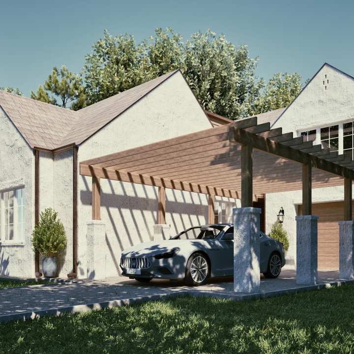 75 Garage Pergola Ideas You'll Love - September, 2025 | Houzz