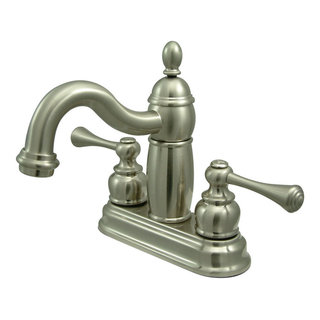 Heritage Two Handle 4" Centerset Lavatory Faucet with Retail Pop-up ...