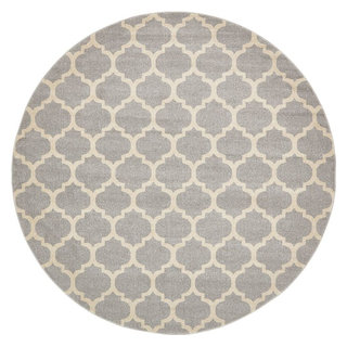 Contemporary Theodora Misty Area Rug, 10' Round - Mediterranean - Area ...