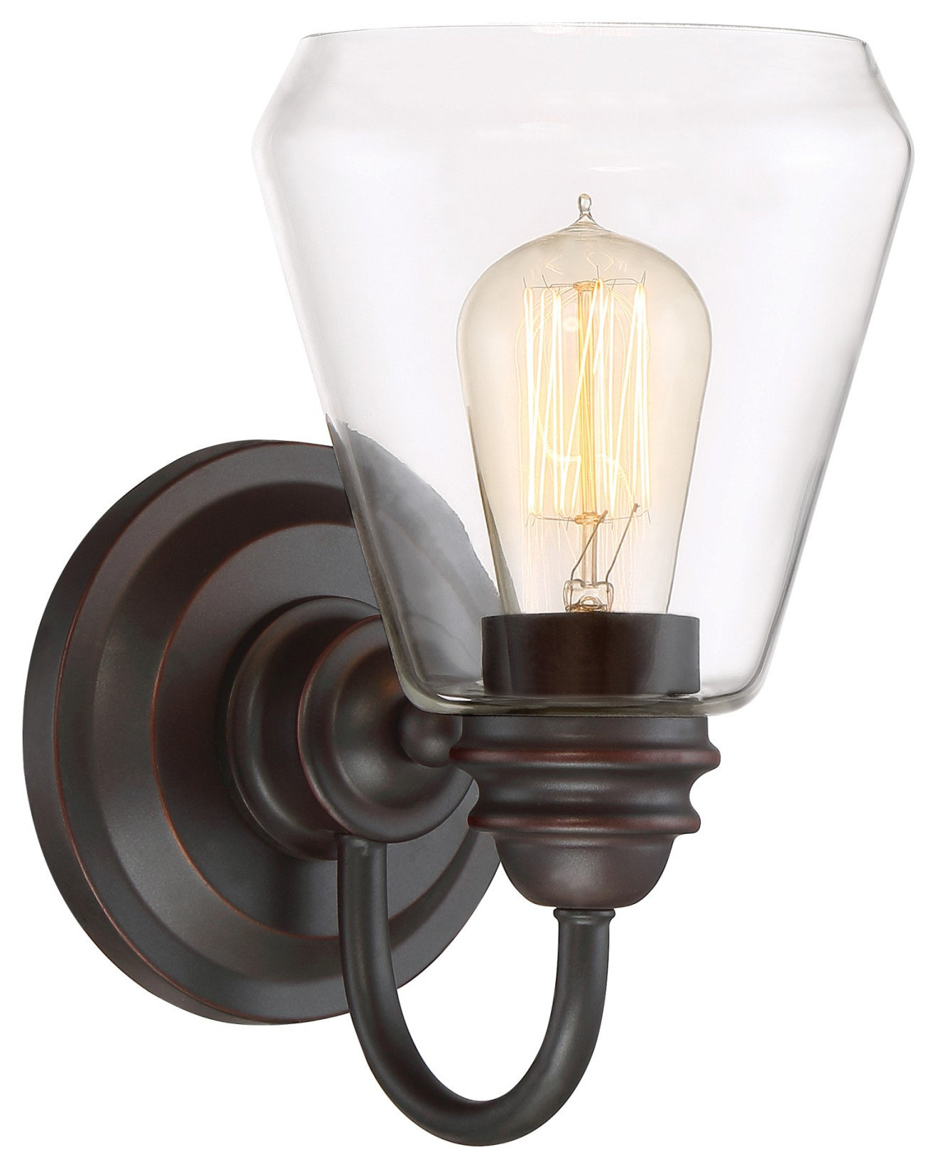 Designers Fountain 90201 Foundry 1 Light 10" Tall Wall Sconce ...