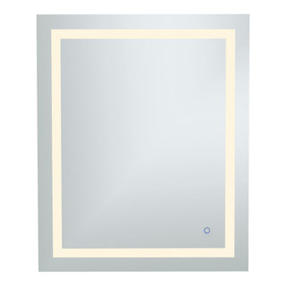 Helios 30Inx36In Hardwired Led Mirror With Touch Sensor - Transitional ...