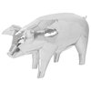 Babe Pig Side Table, Stainless Steel - Farmhouse - Side Tables And End ...