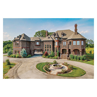 Belgian Castle House - Coronado Stone Veneer - Traditional - Los ...