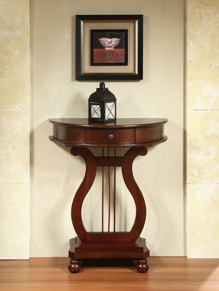 Half Moon Harp Table - Traditional - Side Tables And End Tables - by ...