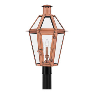 Luxury Rustic Post Light, Rustic Copper, UQL1705 - Traditional - Post ...
