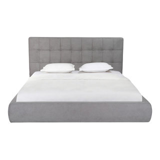 Dexter Bed King, Gray - Transitional - Platform Beds - by First of a ...