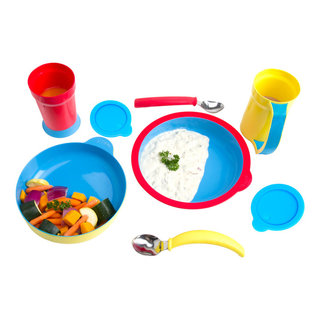 Eatwell 8-Piece Smart Assistive Eating Set - Contemporary - Kids Toys ...