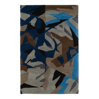 Kaleen Hand-Tufted Pastiche Wool Rug, Multi, 2'x3' - Contemporary ...