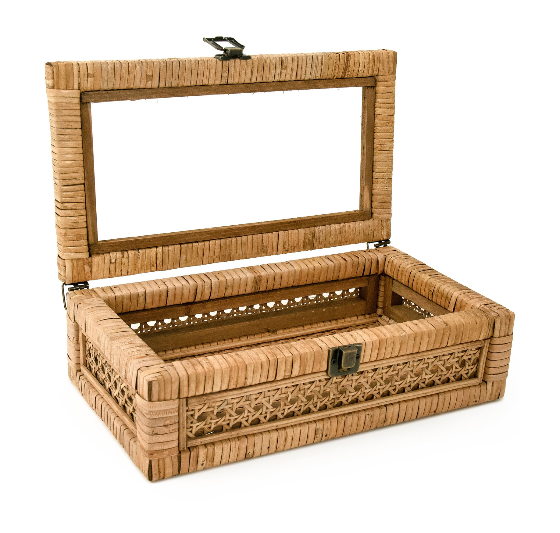 Rattan Storage Box - Tropical - Decorative Boxes - by Hudson Home Decor ...