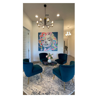 Modern & Chic Leander Home - Modern - Family Room - Austin - by Afka ...