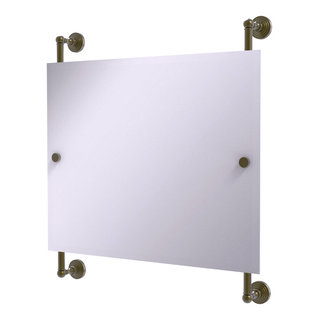 Waverly Place Landscape Rectangular Frameless Rail Mounted Mirror ...