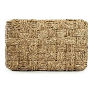 Woven Pouf - Beach Style - Floor Pillows And Poufs - by Hudson Home Decor | Houzz