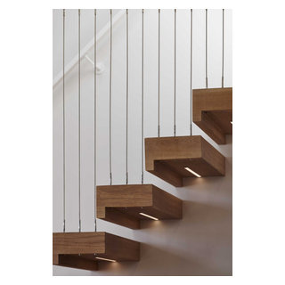 Cantilevered Stair - Contemporary - Staircase - Auckland - by Four ...