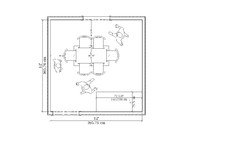 What size dining tables work well in a 12x12 dining room? Round, recta