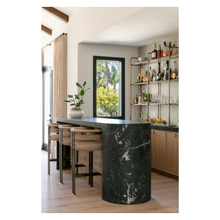 Marbleous - Transitional - Home Bar - San Diego - by Tracy Lynn Studio ...