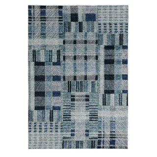 Oriental Weavers Sphinx Alton 5093X Geometric Rug, Blue and Beige, 7'10 ...
