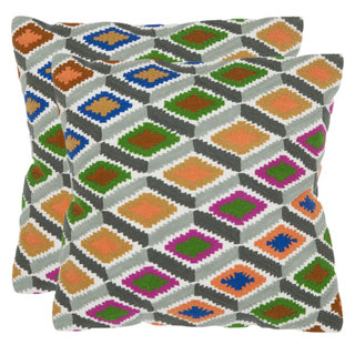 Lacey Pillow (Set of 2), 18" x 18" - Contemporary - Decorative Pillows ...