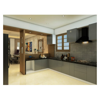 Beach House at ECR - Modern - Kitchen - Chennai - by Infinity D'signs ...