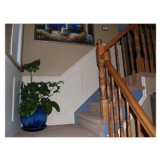 Recessed Wainscoting for Stairs - Traditional - Staircase - Toronto ...