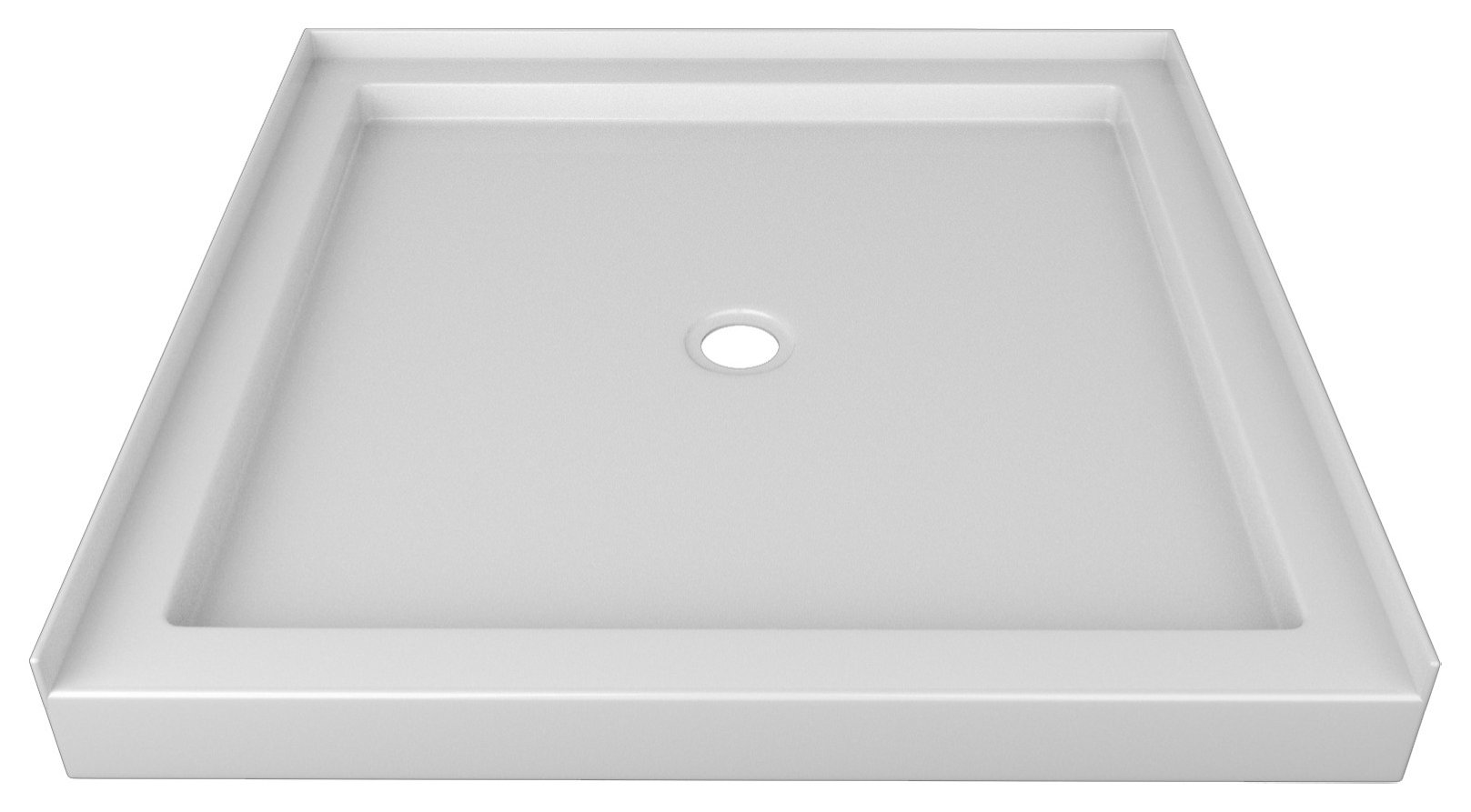 Valley Acrylic Single Threshold Acrylic Multi-Layered Center Drain ...