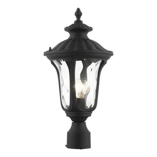 Textured Black Traditional, Victorian, Sculptural, Outdoor Post Top ...