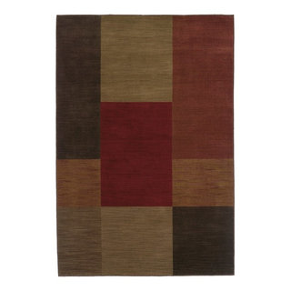 Oriental Weavers Allure 015A1 Red/Brown Area Rug, 3'10"x5'5 ...