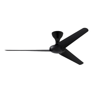 Fanimation Drone 60", Glossy Black - Transitional - Ceiling Fans - by ...