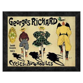 "Georges Richard" Framed Canvas Giclee by Fernand Fernel, 18"x14", 18 ...